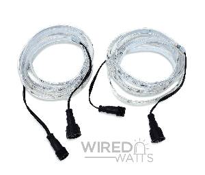Smart 12v 30 LED/m 10 Pixels/m White in Tube Ray Wu Connector 2.5m Two Pack - Wired Watts.com